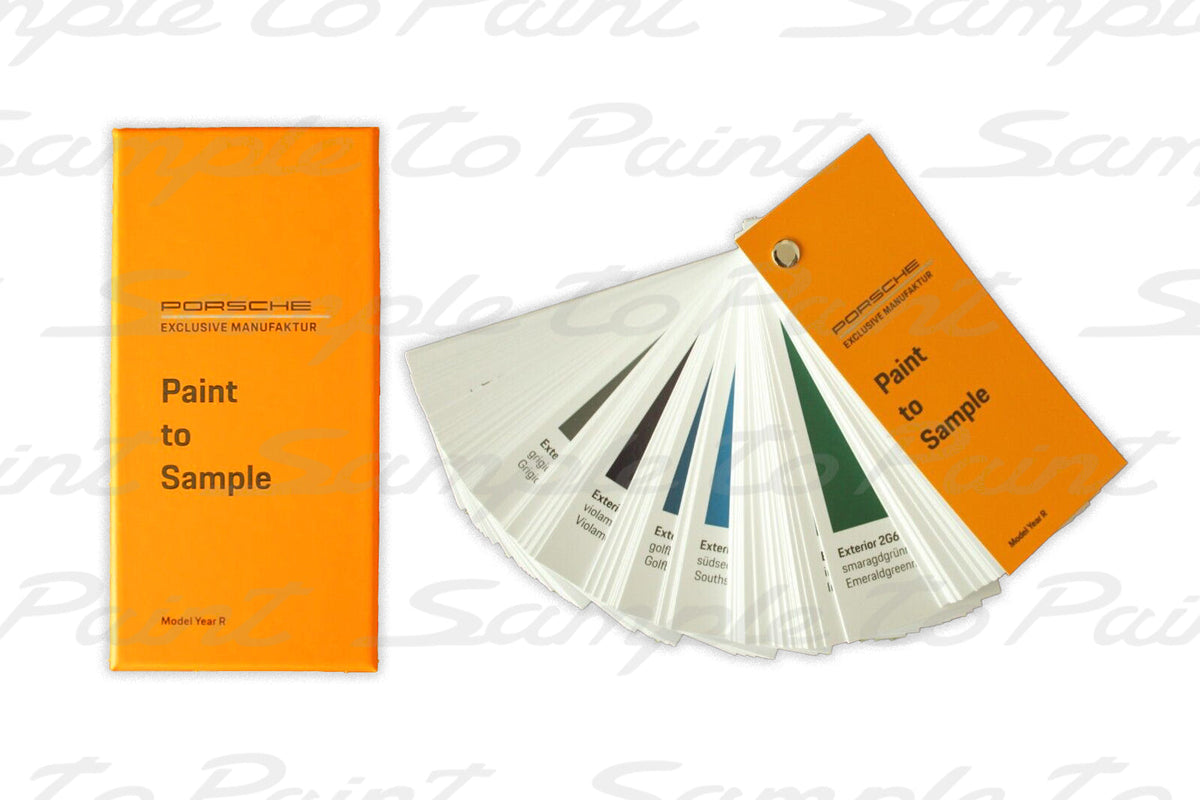 Porsche PTS 2023 2024 - Paint to Sample - Fan Deck - Exclusive Manufak ...